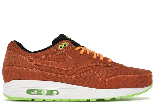 Nike Air Max 1 Leopard Sneakers - Bright Citrus/white