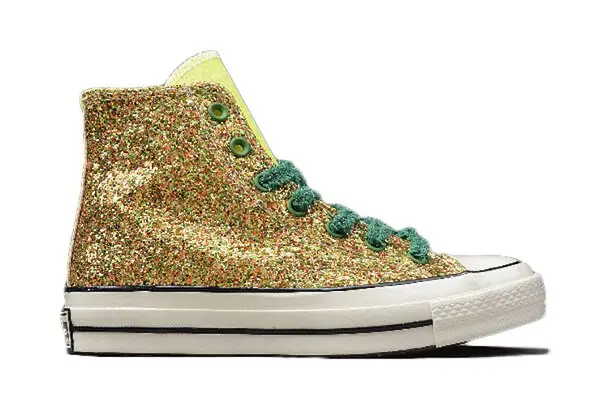 CONVERSE Chuck Taylor All Star '70 Hi Jw Anderson Glitter - Gold/silver/egret
