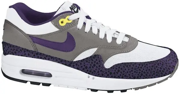 Nike Max 1 Safari Sneakers - White/grand Purple/mtlc Pewter