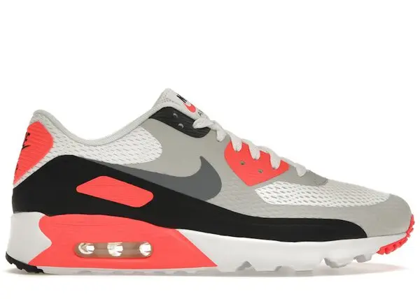 Nike Air Max 90 Ultra Essential Sneakers - White/cool Grey/infrared