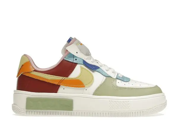 Nike Air Force 1 Fontanka Sneakers - Sail/sunset/pomegranate