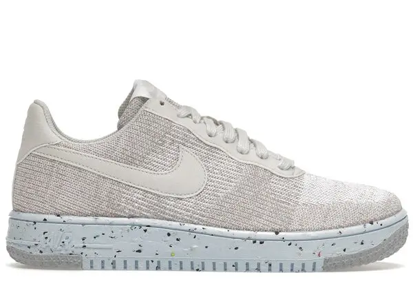 Nike Air Force 1 Crater Flyknit - White/chambray Blue/volt