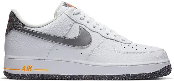 Nike Air Force 1 Crater Grind - White/metallic Silver/light Smoke Grey