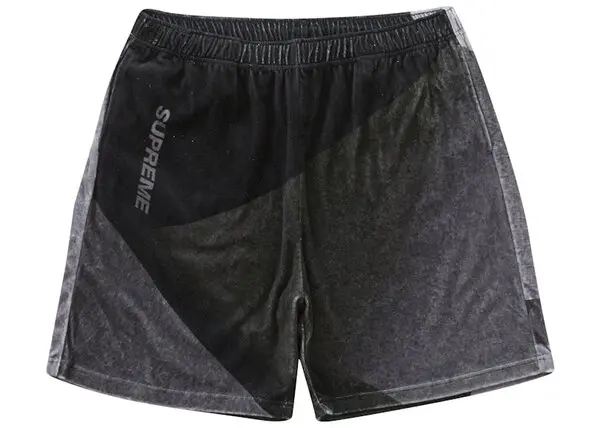 Supreme Geo Velour Short - Black