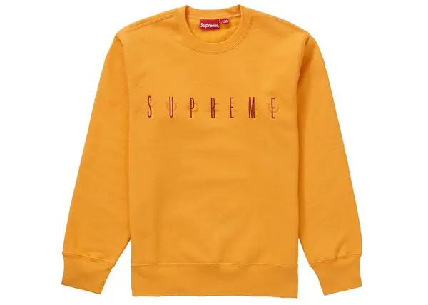 Supreme Crewneck Sweatshirt - Tangerine