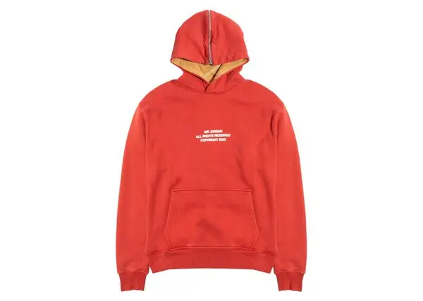 JORDAN Flight Heritage Fleece Hoodie - Red Clay