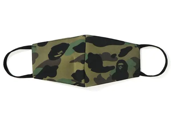 BAPE A Bathing Ape 1st Camo Mask - Green