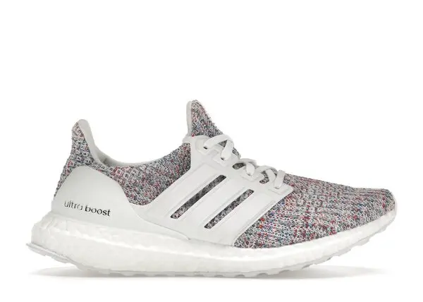 Adidas Ultra Boost Athletic Sneakers - Cloud White/active Red