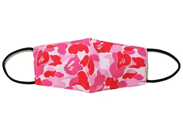 BAPE A Bathing Ape Abc Camo Mask - Pink