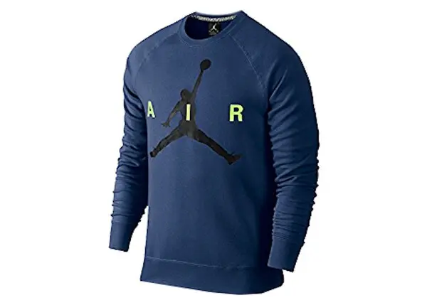 JORDAN Jumpman Graphic Crewneck Sweatshirt - Blue/green