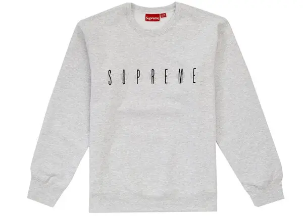 Supreme Crewneck Sweatshirt - Ash Grey