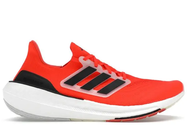 Adidas Ultra Boost Light Sneakers - Solar Red/black/white