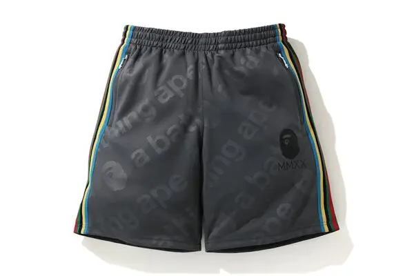 BAPE A Bathing Ape Side Tape Jersey Shorts