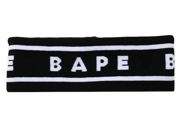 BAPE A Bathing Ape Headband - Black