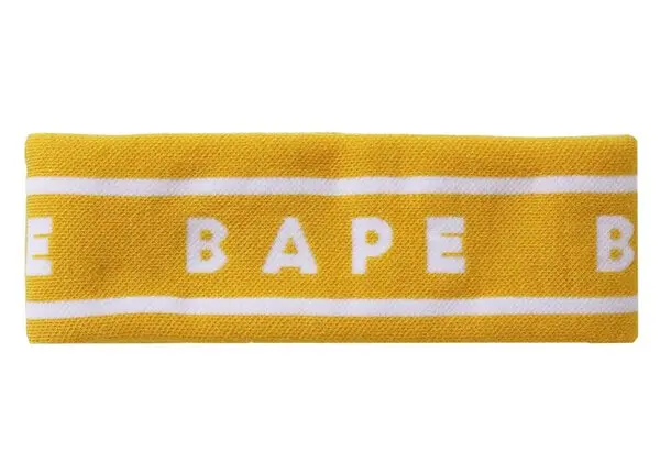 BAPE A Bathing Ape Headband - Yellow