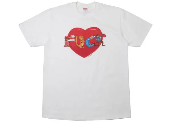 Supreme Fuck Love Tee Shirt - White