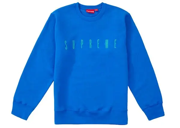 Supreme Crewneck Sweatshirt - Bright Blue