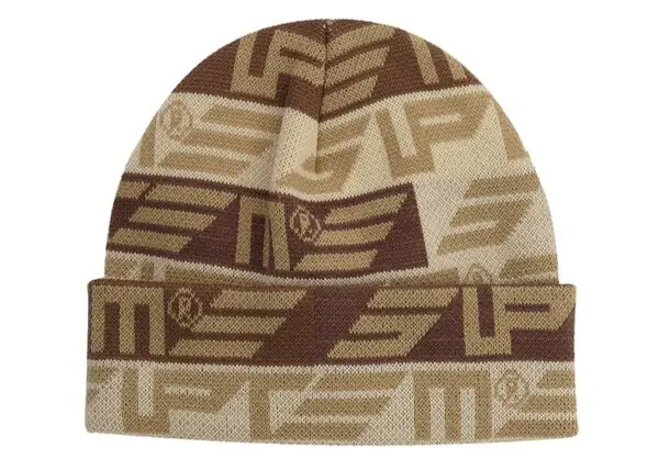 Supreme Geo Beanie - Tan