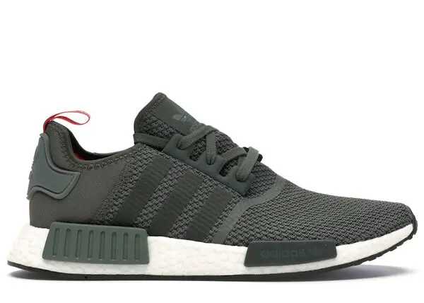 Adidas Nmd R1 Sneakers - Base Green/night Cargo/solar Orange