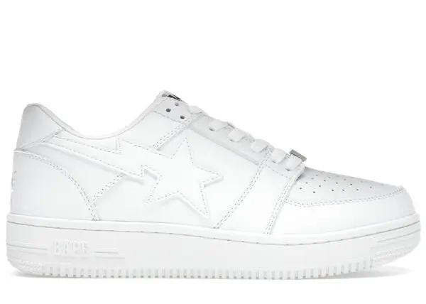 BAPE A Bathing Ape Sta Low Sneakers - Triple White