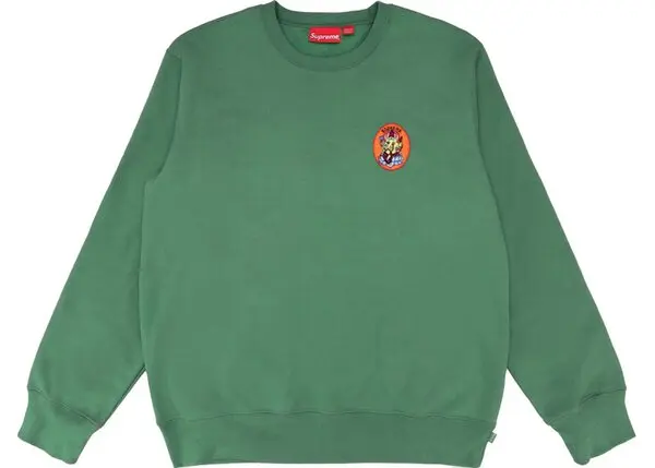 Supreme Crewneck Sweatshirt - Light Pine