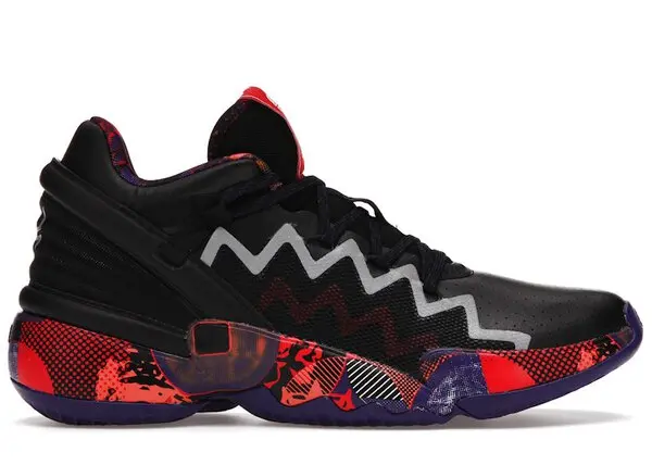 Adidas D.o.n. Issue #2 Made In China Collection Sneakers - Core Black/scarelet Red/silver Metallic