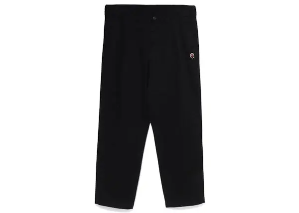 BAPE One Point Loose Fit Chino Pants - Black
