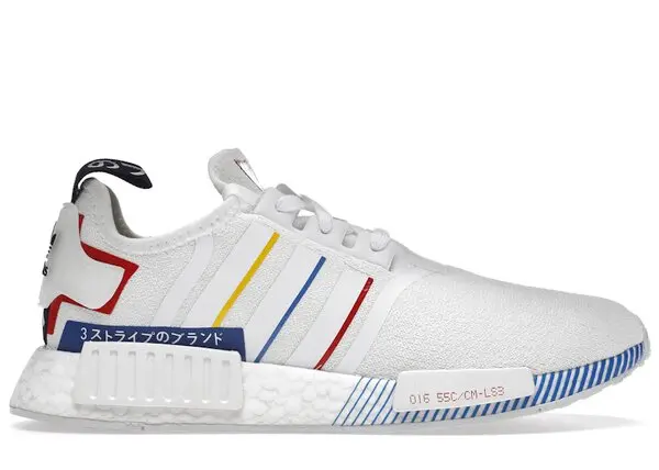 Adidas Nmd R1 Olympics Sneakers - White/blue/red