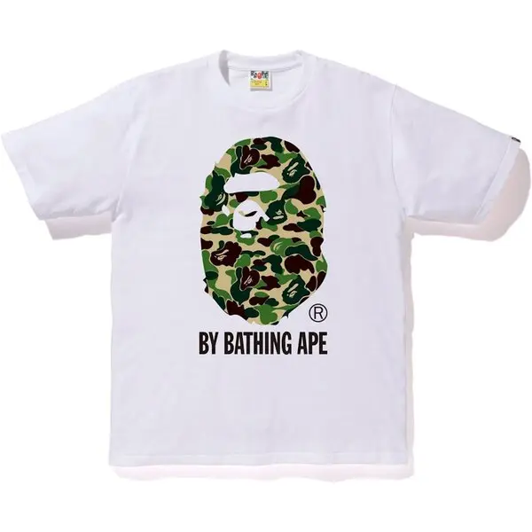 BAPE Abc Bathing Tee Shirt - White/green