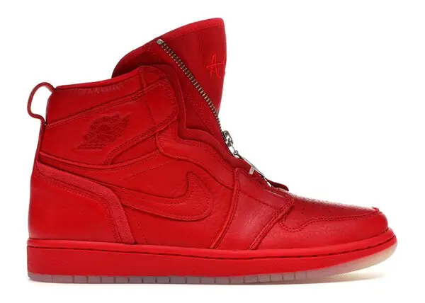 JORDAN 1 Retro High Zip Awok Vogue Sneakers - University Red/sail