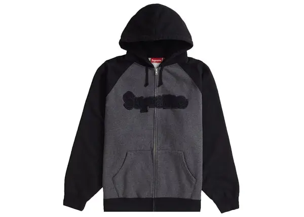 Supreme Gonz Appliqué Zip Up Hooded Sweatshirt - Black