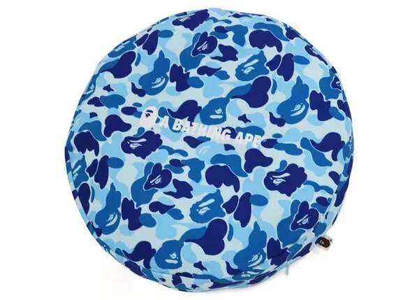 BAPE Circle Fluffy Beads Cushion - Blue