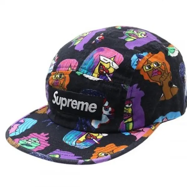 Supreme Gonz Heads Camp Cap - Black