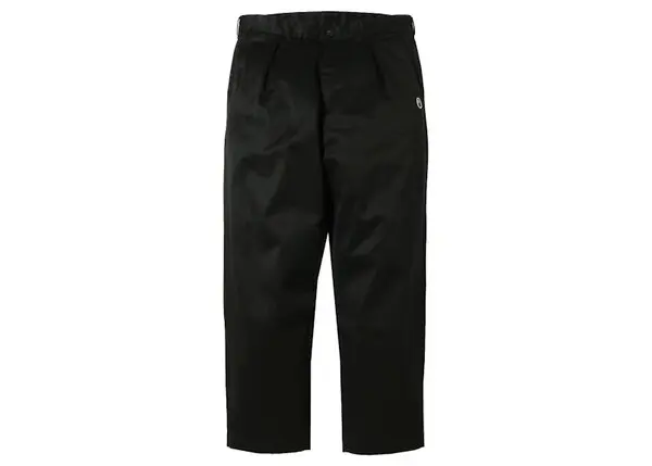 BAPE One Point Loose Fit Chino Pants - Black
