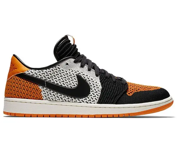 JORDAN 1 Retro Low Flyknit Sneakers - Sail/black/copper Flash
