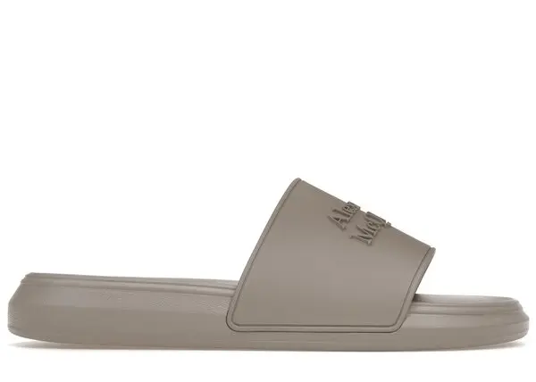 Alexander McQueen Logo Slides - Tan
