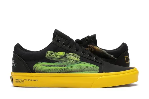 VANS Old Skool National Geographic Sneakers - Black/yellow