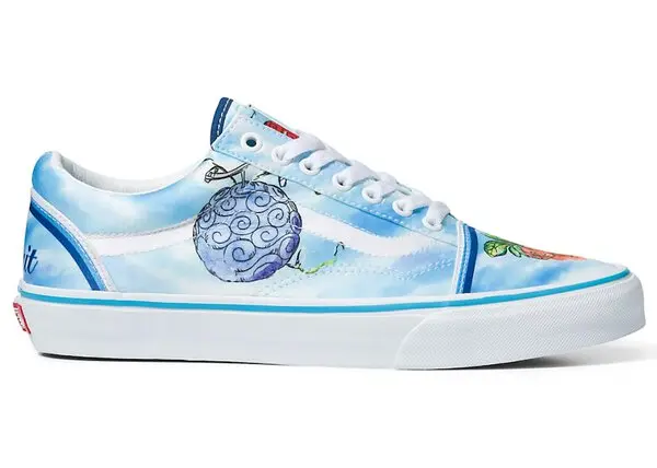 VANS Old Skool Printed Sneakers - Light Blue