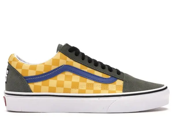 VANS Old Skool Otw Rally Sneakers - Checker/multi/deep Lichen Green