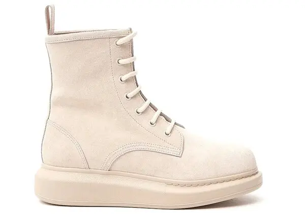 Alexander McQueen Hybrid Suede Boots