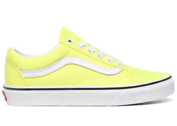 VANS Old Skool Lace-up Sneakers - Lemon Tonic/true White