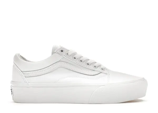 VANS Old Skool Platform Sneakers - True White