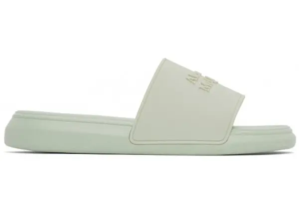 Alexander McQueen Logo Slides - Green
