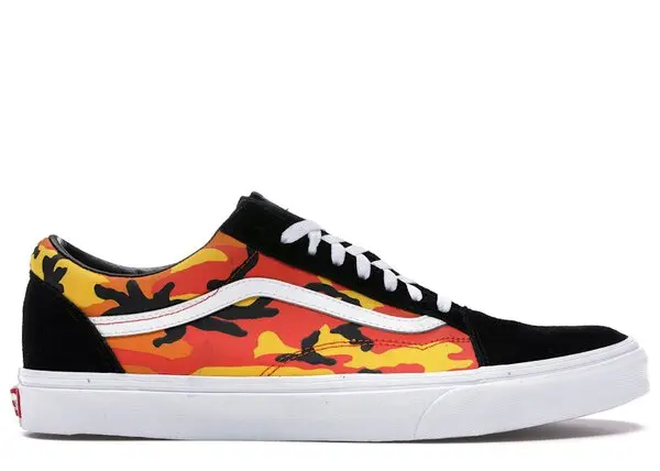 VANS Old Skool Sneakers - Black/spicy Orange/true White