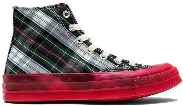 CONVERSE Chuck Taylor All Star 70 Hi Plaid Translucent Midsole
