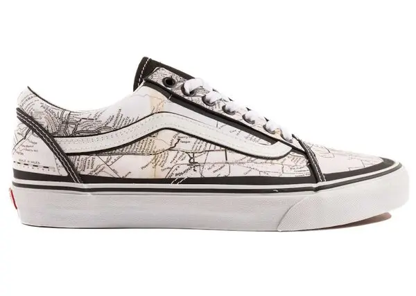 VANS Old Skool Sneakers - Frances Stark/maps