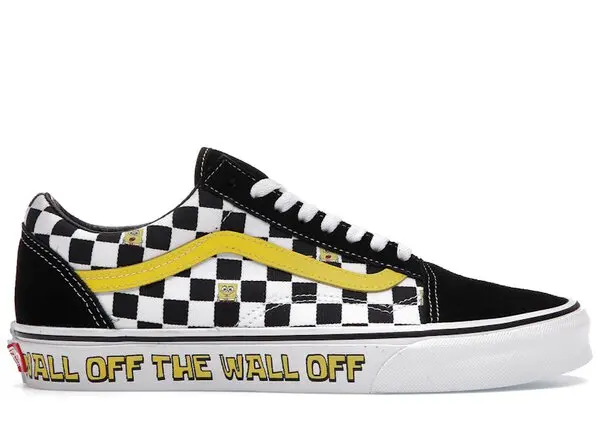 VANS Old Skool Spongebob Sneakers - Black/white/yellow