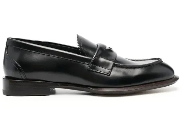 Alexander McQueen Leather Penny Loafer