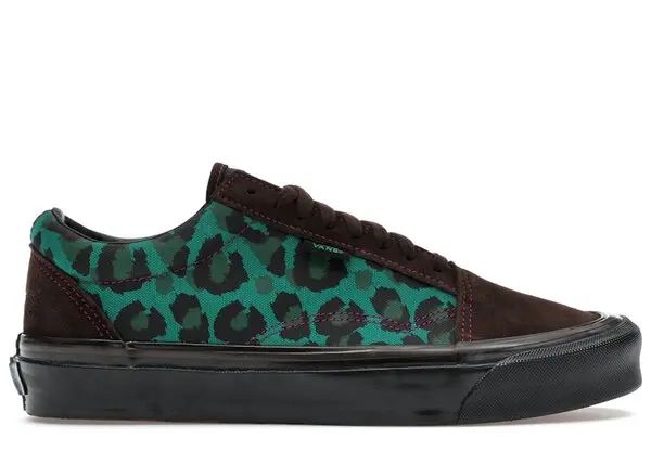 VANS Old Skool Sneakers - Brown/green