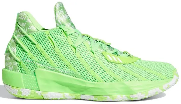 Adidas Dame I Am My Own Fan Sneakers - Solar Green/cloud White